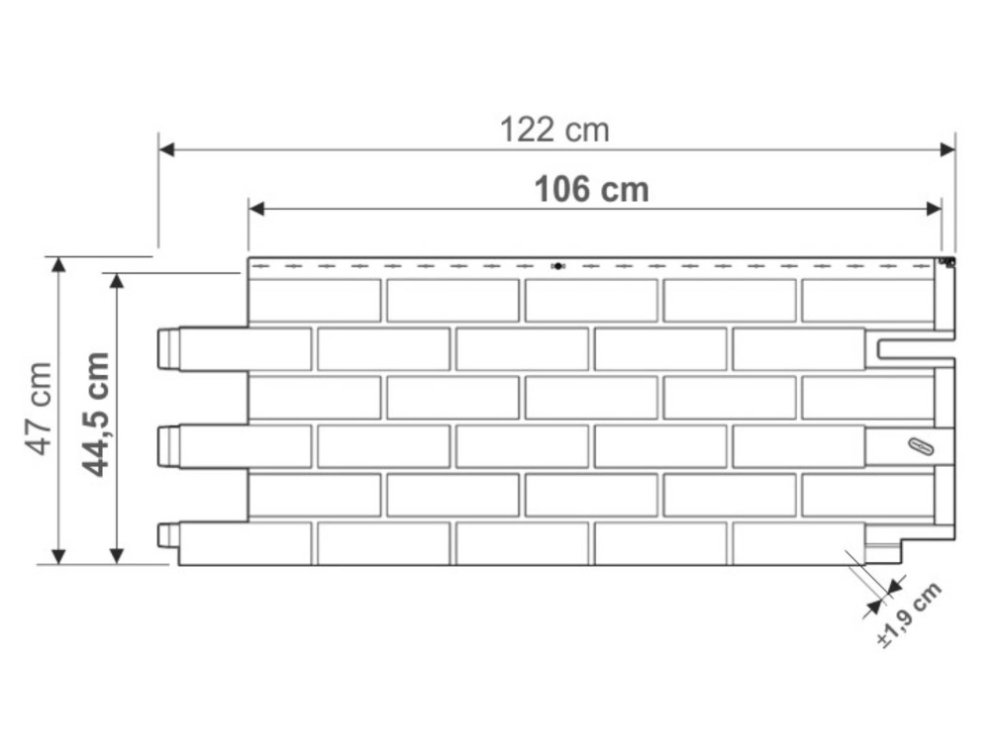 Fassadenverkleidung Brick - Variante: Brick | Covernit.de