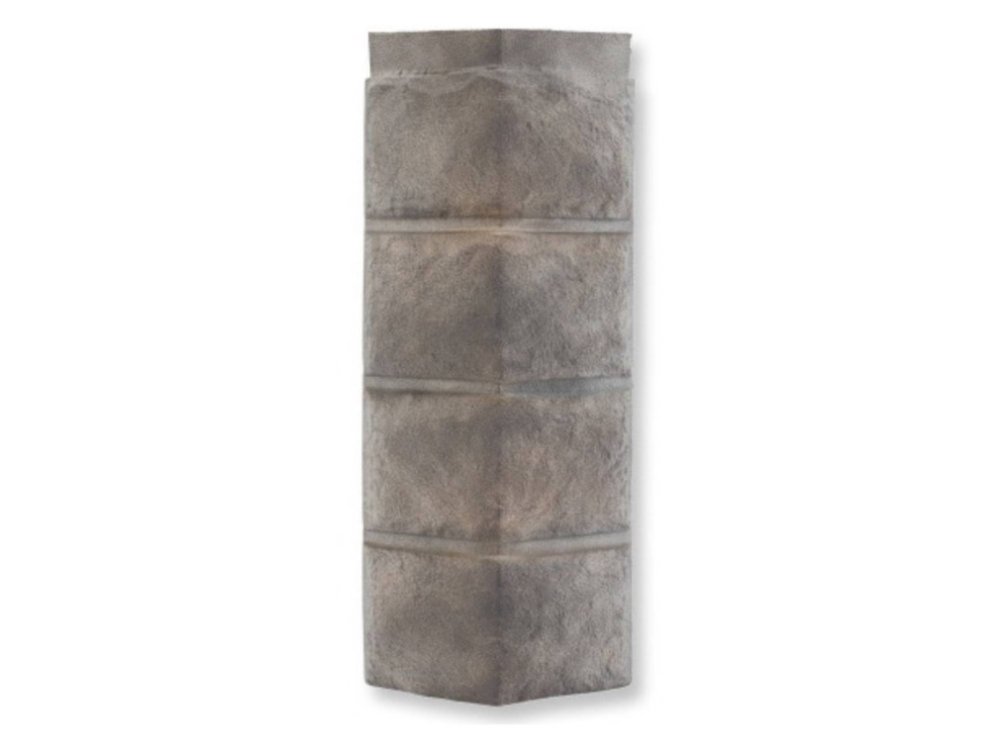 Außeneckelement Cut Stone - Farbe: Smoke White | Covernit.de